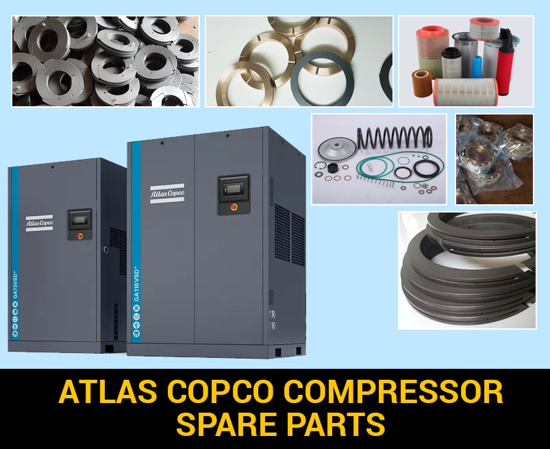 Atlas Copco Compressor Spares Parts Manufacturer in India